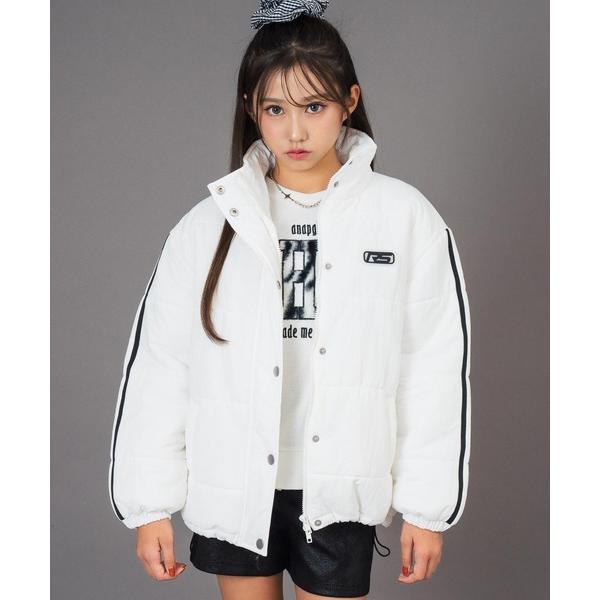 『タイムセール実施中』ZOZO問い合わせ番号:100064308ショップ:ANAP，アナップブランド:ANAP GiRL，アナップガール商品名:撥水加工 ANAPR＋S 袖 ライン 中綿 ブルゾン【ユニセックス】【キッズお揃い】カテゴリ:ジ...