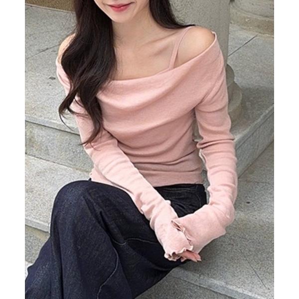 ZOZO問い合わせ番号:100065003ショップ:MANGROVE，マングローブブランド:Vipoa，ヴィポア商品名:Off shoulder layer lib topsカテゴリ:トップス>Tシャツ/カットソーブランド品番:MA-...