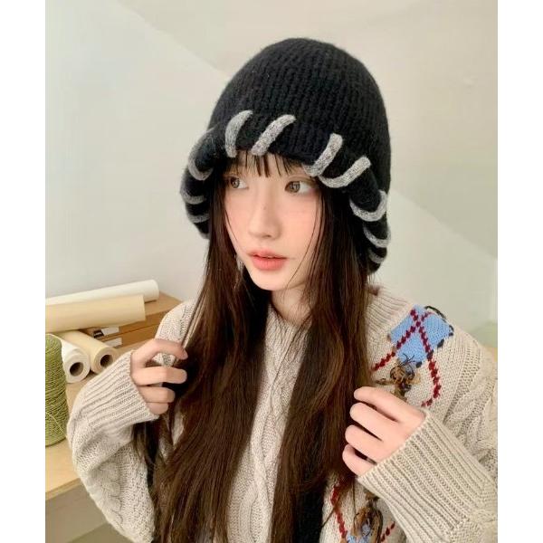 『タイムセール実施中』ZOZO問い合わせ番号:100065336ショップ:BURNER，バーナーブランド:Burner，バーナー商品名:【CHI SELECT】配色ステッチ　ニットキャップ   ニットビーニー　chi-bosi-28-21カ...