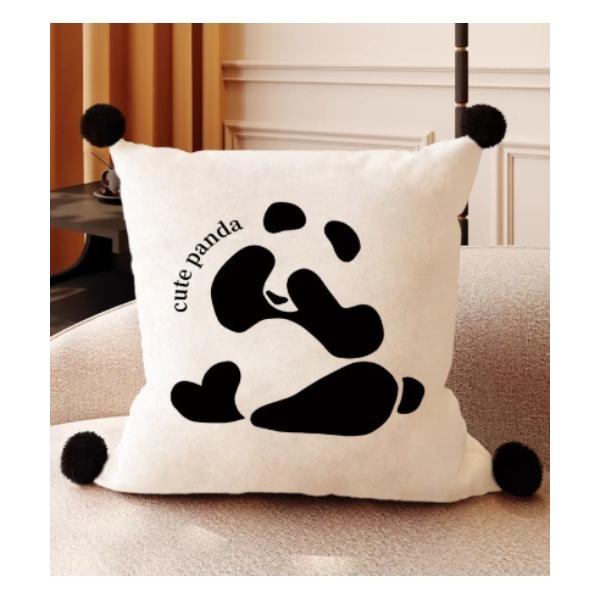 『タイムセール実施中』ZOZO問い合わせ番号:100065863ショップ:Port，ポートブランド:Jelly moo，ジェリームー商品名:【 Jelly moo / ジェリームー 】 ユニーク パンダデザイン  クッションカバーカテゴリ:...