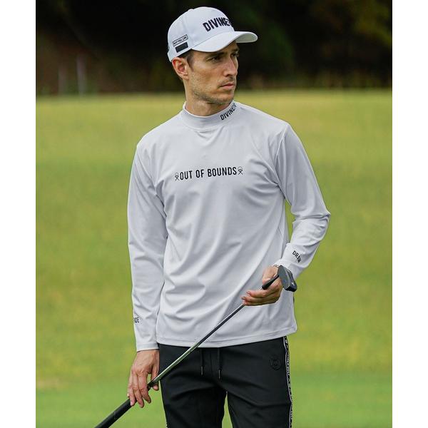 ZOZO問い合わせ番号:100066787ショップ:JOKER，ジョーカーブランド:DIVINER GOLF，ディバイナー ゴルフ，JOKER，ジョーカー商品名:【DIVINER GOLF】胸ロゴモックネックロンT メンズ ゴルフウェア カ...
