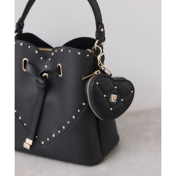 『セール実施中』ZOZO問い合わせ番号:100083226ショップ:VIS，ビスブランド:VIS，ビス商品名:スタッズキルティングハートポーチチャームカテゴリ:アクセサリー>チャームブランド品番:2025-B-BVI45050素材:（...