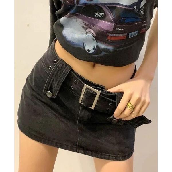 『セール実施中』ZOZO問い合わせ番号:100098848ショップ:VIBGYOR，ヴィブジョーブランド:VIBGYOR Women，ヴィブジョー　ウィメン商品名:【Mayree】デニム ミニスカート ベルトセットカテゴリ:スカート>...