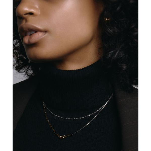 ZOZO問い合わせ番号:100098890ショップ:CENE，セネブランド:CENE，セネ商品名:【CENE】セネ/ミックスチェーンラリエットカテゴリ:アクセサリー>ネックレスブランド品番:CN251114素材:サージカルステンレス原...