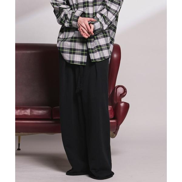ZOZO問い合わせ番号:100099441ショップ:MAISON SPECIAL，メゾン スペシャルブランド:MAISON SPECIAL，メゾンスペシャル商品名:《UNISEX》Loop-knit Tuck Wide Sweatpants...