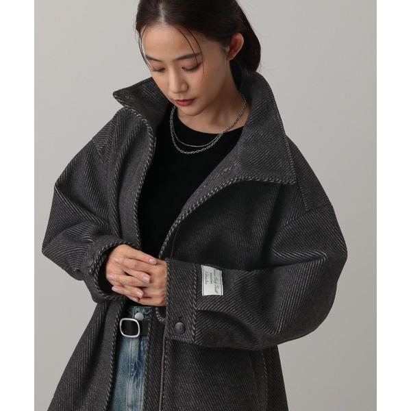 『セール実施中』ZOZO問い合わせ番号:100099871ショップ:GLOBAL WORK，グローバルワークブランド:GLOBAL WORK，グローバルワーク商品名:MATINEE LINE/ウーリーツイルスタンドブルゾン/603321カテ...