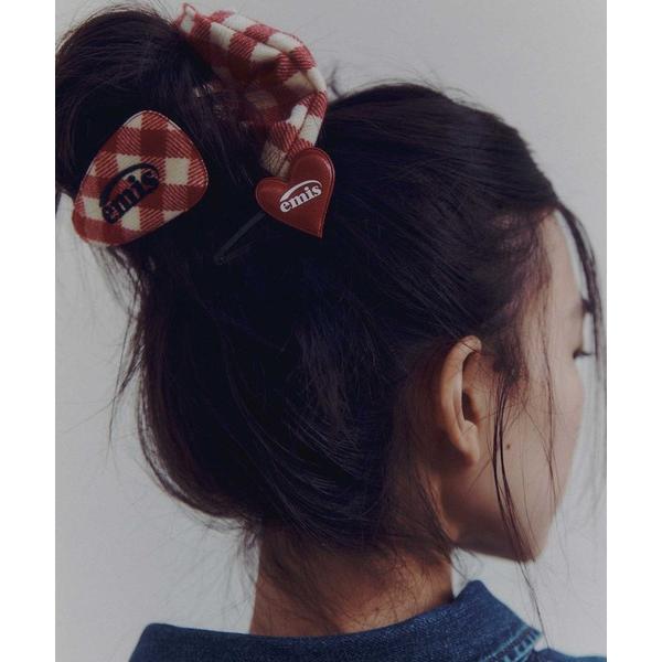 ZOZO問い合わせ番号:100100055ショップ:EMIS，イミスブランド:EMIS，イミス商品名:CHECK WIDE HAIRPINカテゴリ:ヘアアクセサリー>バレッタ/ヘアクリップブランド品番:E236W4109素材:アクリル...