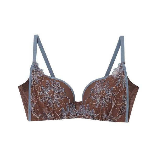 ZOZO問い合わせ番号:100100539ショップ:AMPHI，アンフィブランド:AMPHI，アンフィ商品名:「otona MUSEコラボ」「BRAGENIC ブラジェニック ぴたっとフィットタイプ」　ノンワイヤーブラカテゴリ:アンダーウェ...