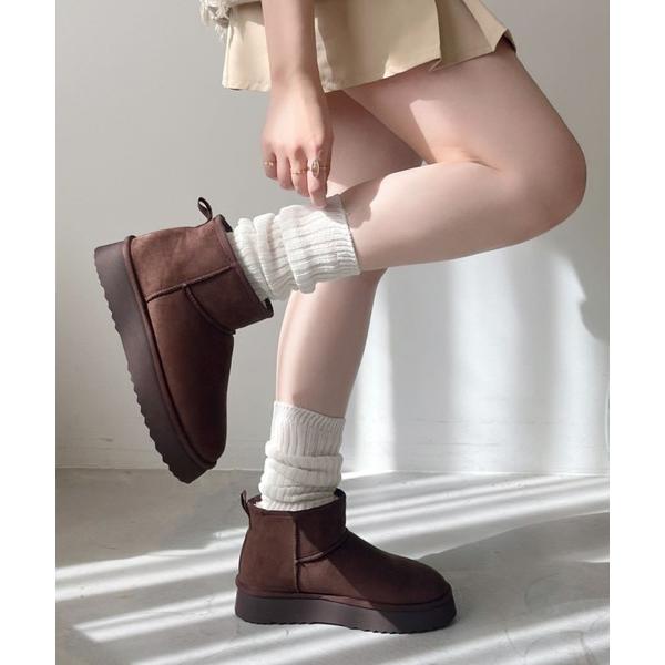 『タイムセール実施中』ZOZO問い合わせ番号:100100820ショップ:ORiental TRaffic，オリエンタルトラフィックブランド:ORiental TRaffic，オリエンタルトラフィック商品名:＼ 厚底  防寒 ／ ムートン ...