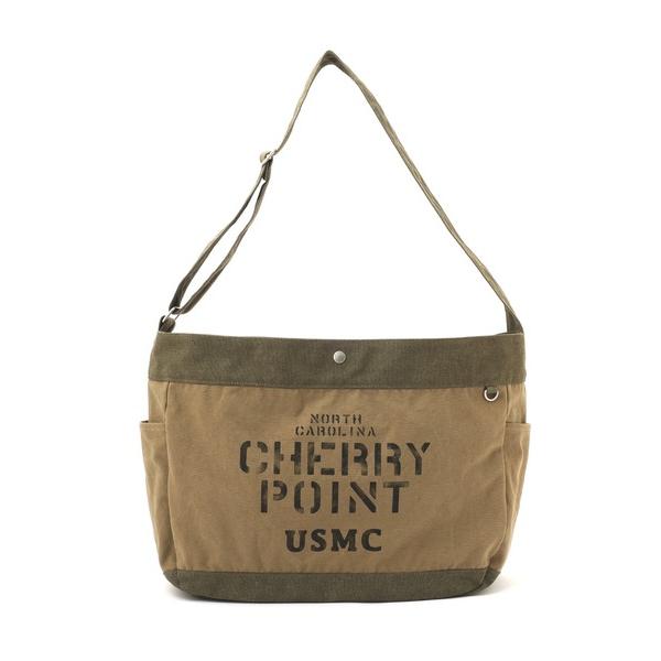 『セール実施中』ZOZO問い合わせ番号:100101495ショップ:AVIREX，アヴィレックスブランド:AVIREX，アヴィレックス商品名:COATING CANVAS NEWSPAPER BAG ”CHERRY POINT” / コーテ...