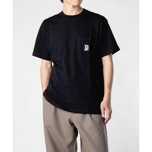 ZOZO問い合わせ番号:100101696ショップ:U-STREAM，ユーストリームブランド:HUF，ハフ商品名:HUF MEGABLAST S/S POCKET TEE ハフ 胸ポケット メガブラスト ロゴ刺繍 Tシャツカテゴリ:トップス...
