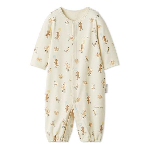 ※このアイテムは返品・交換対象外商品です。ZOZO問い合わせ番号:100132560ショップ:JAMIE KAY，ジェイミーケイブランド:JAMIE KAY，ジェイミーケイ商品名:新生児パレード柄2Wayオール／オーガニックコットンカテゴリ...