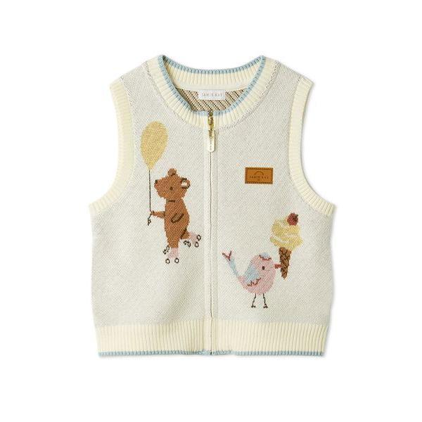 ※このアイテムは返品・交換対象外商品です。ZOZO問い合わせ番号:100132564ショップ:JAMIE KAY，ジェイミーケイブランド:JAMIE KAY，ジェイミーケイ商品名:パレードジャガードニットベストカテゴリ:ママ＆ベビー>...