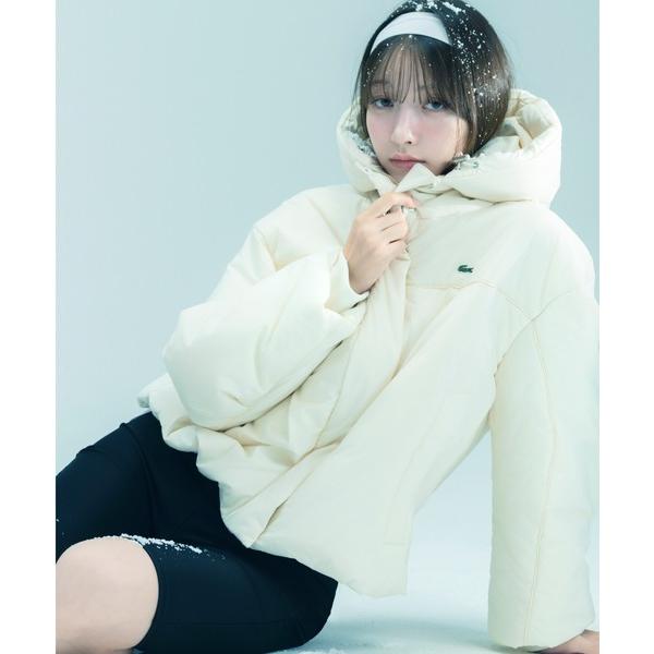 『セール実施中』ZOZO問い合わせ番号:100132578ショップ:SNIDEL，スナイデルブランド:SNIDEL，スナイデル商品名:LACOSTE/中綿ブルゾンカテゴリ:ジャケット/アウター>ダウンジャケット/コートブランド品番:S...