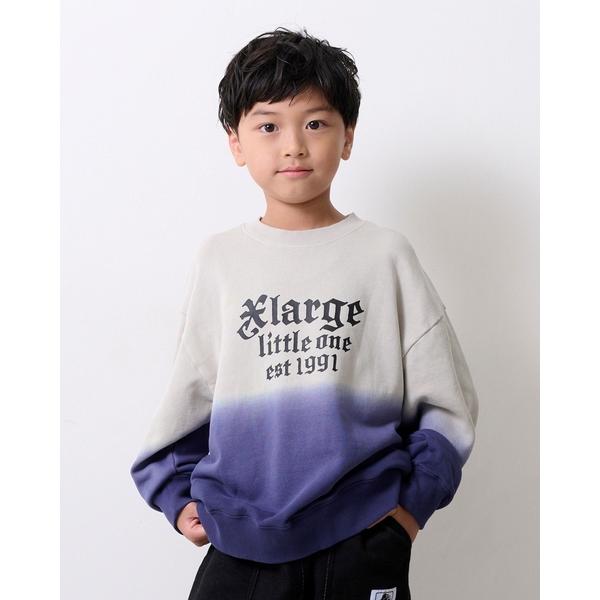 『セール実施中』ZOZO問い合わせ番号:100133104ショップ:X-girl Stages，エックスガール ステージスブランド:XLARGE KIDS，エクストララージキッズ商品名:グラデーションタイダイトレーナーカテゴリ:トップス&g...