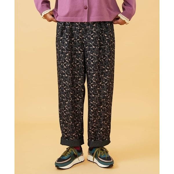 『セール実施中』ZOZO問い合わせ番号:100133121ショップ:Jocomomola，ホコモモラブランド:Jocomomola，ホコモモラ商品名:Calle de Manuela Malasana アニマルプリントパンツカテゴリ:パンツ...