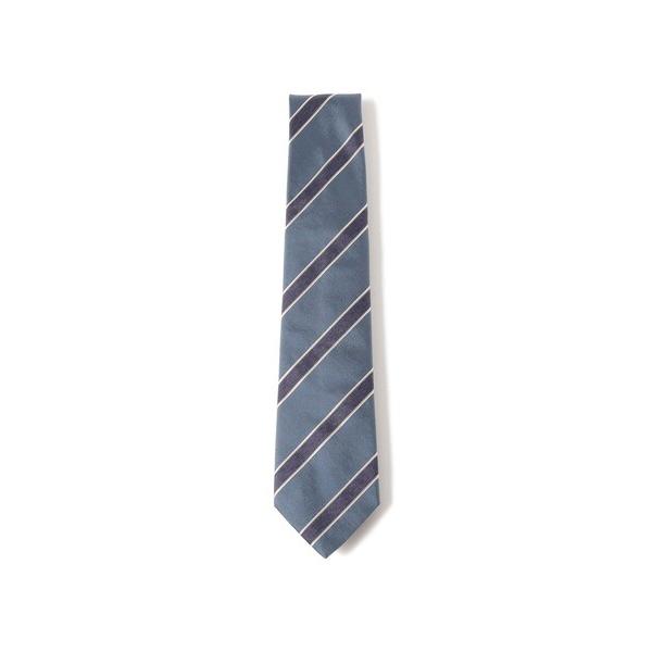 ZOZO問い合わせ番号:100136099ショップ:BEAMS MEN，ビームス メンブランド:FRANCO BASSI，フランコバッシ，BEAMS F，ビームスエフ商品名:FRANCO BASSI / コットンシルク ストライプ ネクタイ...