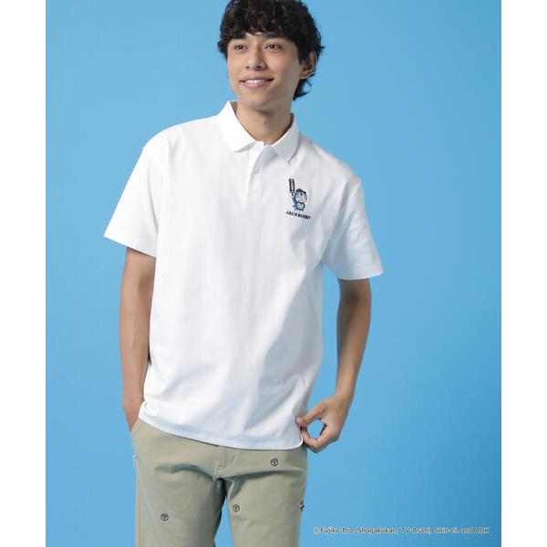 ZOZO問い合わせ番号:100136551ショップ:the HOUSE，ザハウスブランド:Jack Bunny!!，ジャックバニー商品名:【Jack Bunny!!】【ドラえもん】PEカノコ半袖ポロシャツカテゴリ:トップス>ポロシャツ...