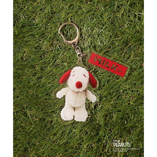 ZOZO問い合わせ番号:100137231ショップ:MILKFED.，ミルクフェドブランド:MILKFED.，ミルクフェド商品名:MILKFED. × PEANUTS KEYCHAINカテゴリ:財布/小物>キーホルダーブランド品番:1...