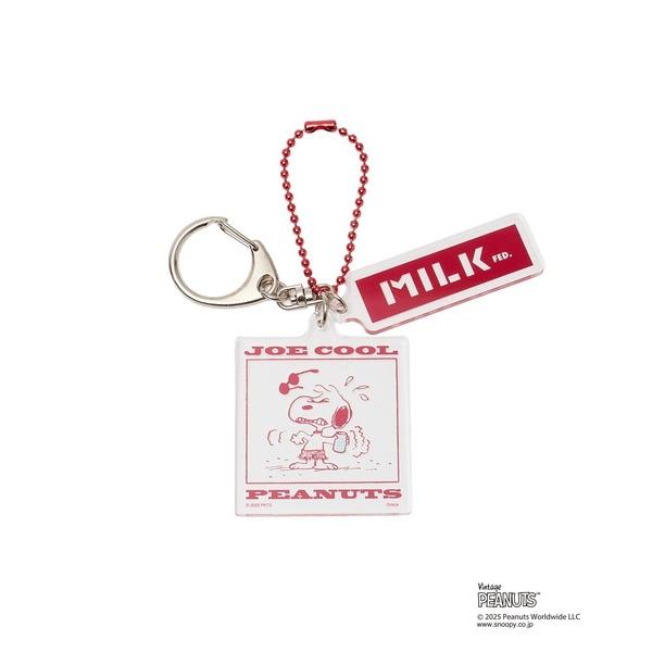 ZOZO問い合わせ番号:100137232ショップ:MILKFED.，ミルクフェドブランド:PEANUTS，ピーナッツ，MILKFED.，ミルクフェド商品名:MILKFED. × PEANUTS JOE COOL COMIC KEYCHAI...