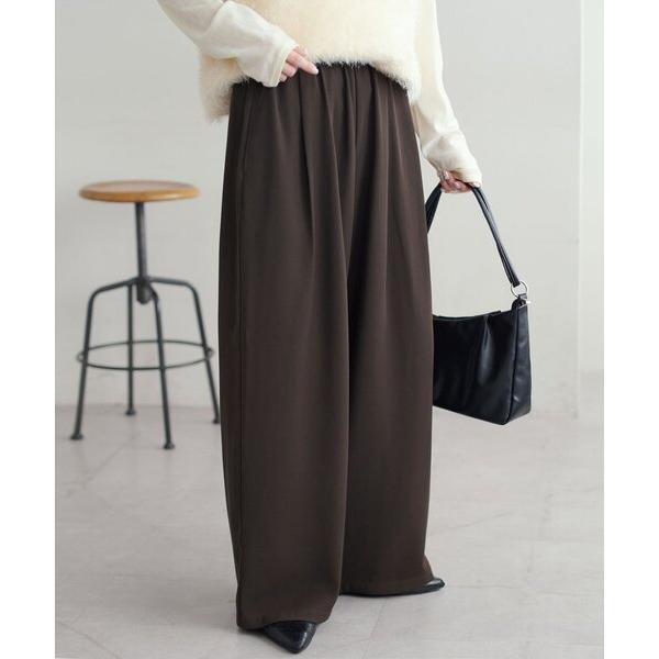 『タイムセール実施中』ZOZO問い合わせ番号:100137487ショップ:DISCOAT，ディスコートブランド:DISCOAT，ディスコート商品名:【腰回りカバー/ラフに綺麗見え】タック使いイージーパンツカテゴリ:パンツ>その他パンツ...