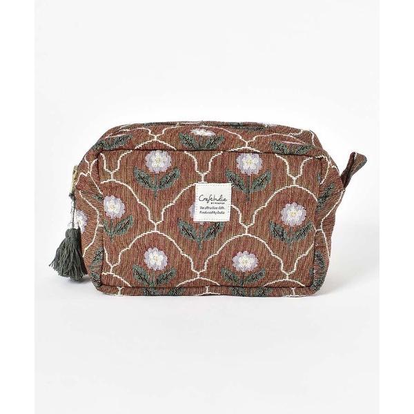 ZOZO問い合わせ番号:100137787ショップ:Bleu Bleuet，ブルーブルーエブランド:Bleu Bleuet，ブルーブルーエ商品名:クラフトインディアマチ付ポーチカテゴリ:財布/小物>ポーチブランド品番:00153479...