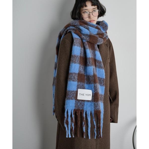 『タイムセール実施中』ZOZO問い合わせ番号:100137803ショップ:Auntie Rosa，アンティローザブランド:THE YOn，ザヨン商品名:ギンガムチェックフリンジマフラーカテゴリ:ファッション雑貨>マフラーブランド品番:...