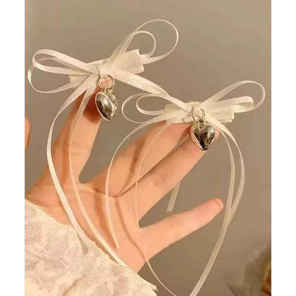 『セール実施中』ZOZO問い合わせ番号:100138068ショップ:Mayree，メイリーブランド:Mayree，メイリー商品名:【urge select】パステル リボン メタルハート ヘアクリップ【2個セット】カテゴリ:ヘアアクセサリー...