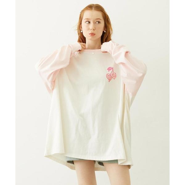 ZOZO問い合わせ番号:100138255ショップ:MILKFED.，ミルクフェドブランド:MILKFED.，ミルクフェド商品名:MELTY CHERRY BIG TOPカテゴリ:トップス>Tシャツ/カットソーブランド品番:10326...