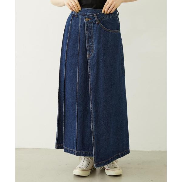 ZOZO問い合わせ番号:100138279ショップ:MILKFED.，ミルクフェドブランド:MILKFED.，ミルクフェド商品名:ASYMMETRICAL LONG SKIRTカテゴリ:スカート>デニムスカートブランド品番:10326...