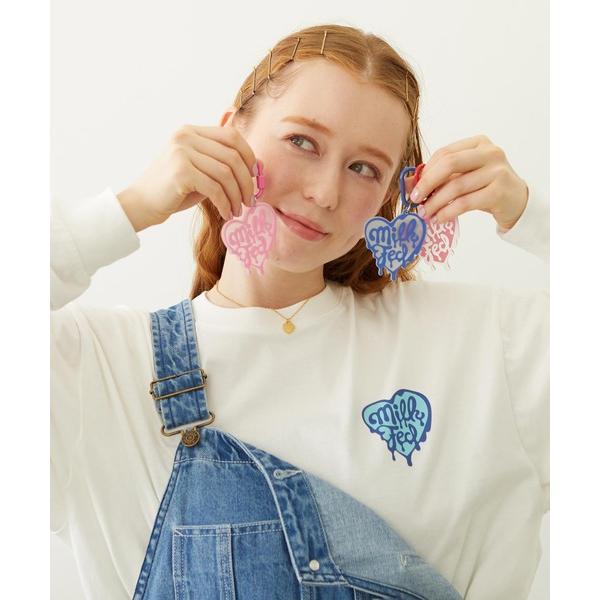 ZOZO問い合わせ番号:100138305ショップ:MILKFED.，ミルクフェドブランド:MILKFED.，ミルクフェド商品名:MELTY HEART CARABINERカテゴリ:財布/小物>キーホルダーブランド品番:1032610...