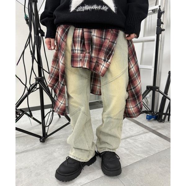 『セール実施中』ZOZO問い合わせ番号:100138815ショップ:WEGO，ウィゴーブランド:Figments，フィグメンツ，WEGO，ウィゴー商品名:3Dフレアデニムパンツカテゴリ:パンツ>デニムパンツブランド品番:FG25AW-...