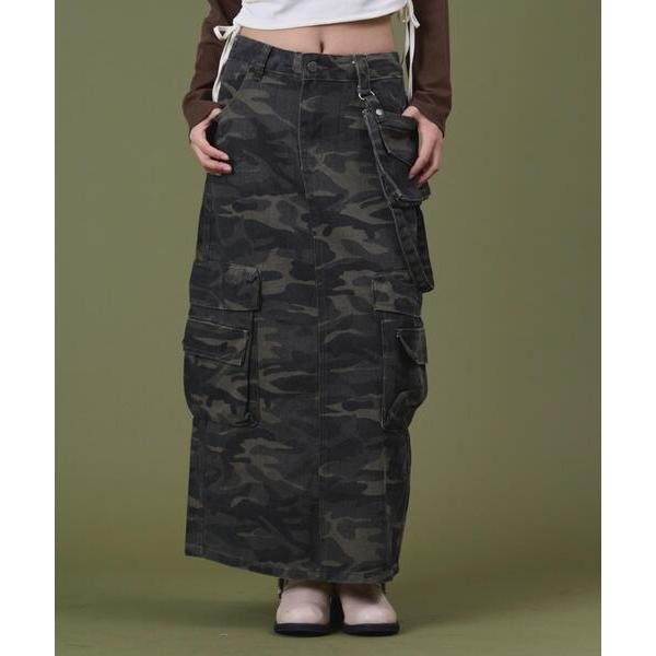 『セール実施中』ZOZO問い合わせ番号:100139686ショップ:WEGO，ウィゴーブランド:DISPARK，ディスパーク，WEGO，ウィゴー商品名:DISPARK/マルチポケットカモフラスカートカテゴリ:スカート>スカートブランド...
