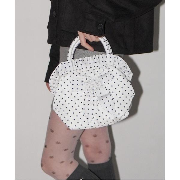 『タイムセール実施中』ZOZO問い合わせ番号:100139837ショップ:Port，ポートブランド:IMARI，イマリ商品名:【 IMARI / イマリ 】 ドット フリル ハンドバッグ #カテゴリ:バッグ>ハンドバッグブランド品番:...