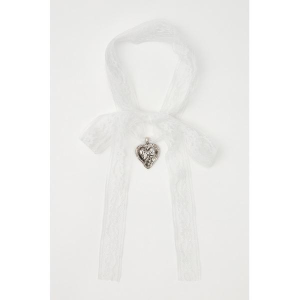 『セール実施中』ZOZO問い合わせ番号:100170187ショップ:SLY，スライブランド:SLY，スライ商品名:HEART MOTIF LACE CHOKER ハートモチーフ レース チョーカーカテゴリ:アクセサリー>チョーカーブラ...