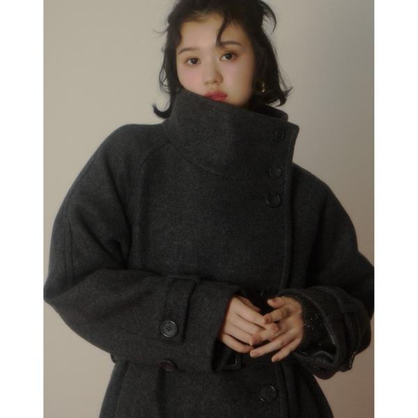 『セール実施中』ZOZO問い合わせ番号:100170195ショップ:SLY，スライブランド:SLY，スライ商品名:STAND NECK LONG COAT スタンドネック ロングコート 秋服 冬服カテゴリ:ジャケット/アウター>ステン...