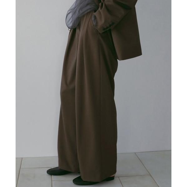 ZOZO問い合わせ番号:100170464ショップ:anuke，アンヌークブランド:anuke，アンヌーク商品名:Doubletuck Wide Pantsカテゴリ:パンツ>その他パンツブランド品番:62610703素材:【表地】ポリ...