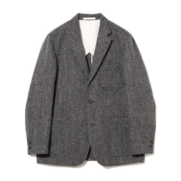 ZOZO問い合わせ番号:100172965ショップ:BEAMS MEN，ビームス メンブランド:BEAMS PLUS，ビームスプラス商品名:3B Jacket Harris Tweedカテゴリ:ジャケット/アウター>その他アウターブラ...