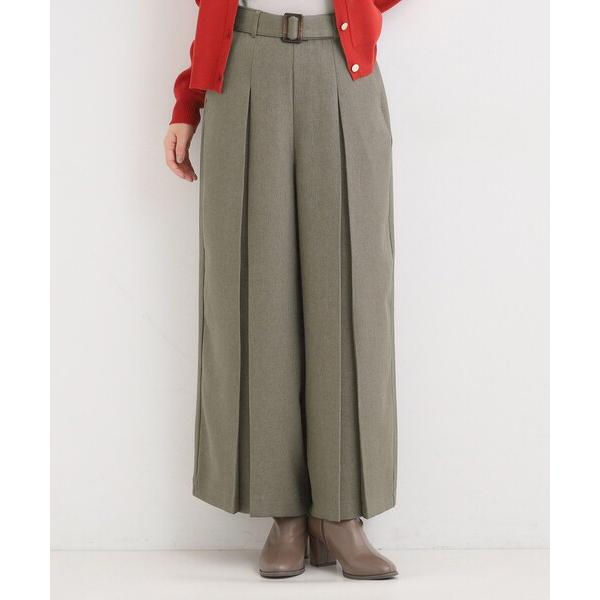 ZOZO問い合わせ番号:100173344ショップ:SHOO・LA・RUE，シューラルーブランド:DRESKIP，ドレスキップ商品名:【着丈選べる/S-LL】スタイルアップが叶う ベルト付きワイドパンツカテゴリ:パンツ>その他パンツブ...