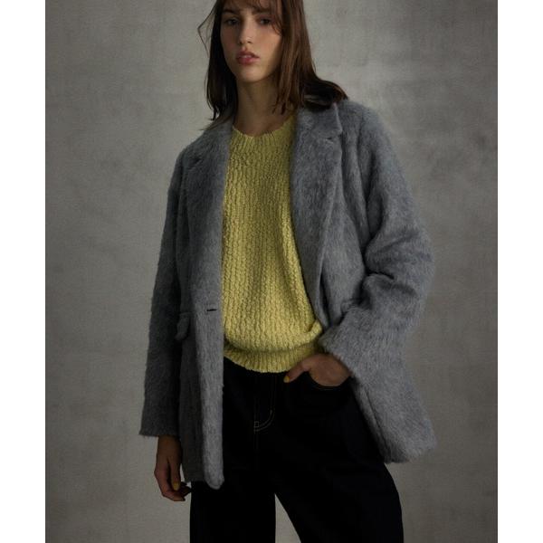 『セール実施中』ZOZO問い合わせ番号:100173409ショップ:AZUL BY MOUSSY，アズールバイマウジーブランド:AZUL BY MOUSSY，アズールバイマウジー商品名:シャギージャケットコートカテゴリ:ジャケット/アウター...