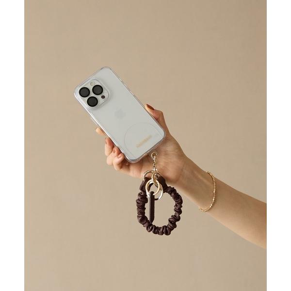 ZOZO問い合わせ番号:100174364ショップ:HASHIBAMI / N+Ecology，ハシバミ/ネコロジーブランド:HASHIBAMI，ハシバミ商品名:【HASHIBAMI】クシュクシュ レザー ハンドストラップカテゴリ:PC・ス...