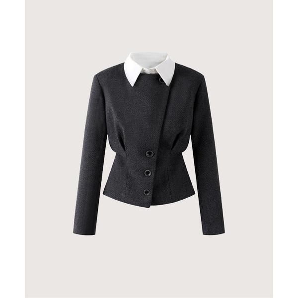 ZOZO問い合わせ番号:100174365ショップ:P L U M STORE，プラム ストアブランド:LA POMME jours，ラポミ・ジュール商品名:Moveable Collar Waisted Coatカテゴリ:ジャケット/アウ...