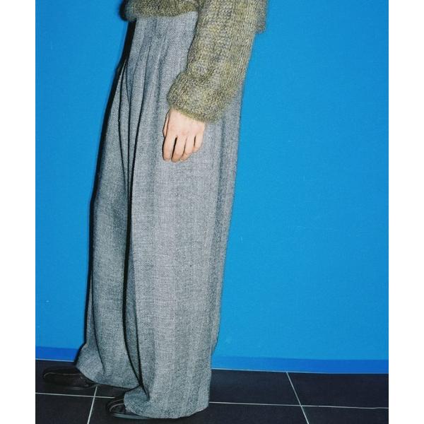 『タイムセール実施中』ZOZO問い合わせ番号:100174366ショップ:LIDNM，リドムブランド:LIDNM，リドム商品名:WOOL LINEN OXFORD BAGSカテゴリ:パンツ>スラックスブランド品番:lm24aw1162...