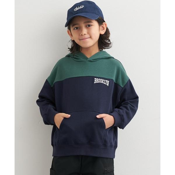 ZOZO問い合わせ番号:100174636ショップ:coca，コカブランド:coca（coca），コカ商品名:キッズ　配色スウェットプルパーカーカテゴリ:トップス>パーカーブランド品番:26-250534302-24素材:本体：綿68...