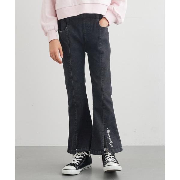 『セール実施中』ZOZO問い合わせ番号:100174671ショップ:coca，コカブランド:coca（coca），コカ商品名:キッズ　デニム刺繍フレアパンツカテゴリ:パンツ>デニムパンツブランド品番:36-250533205-10素材...