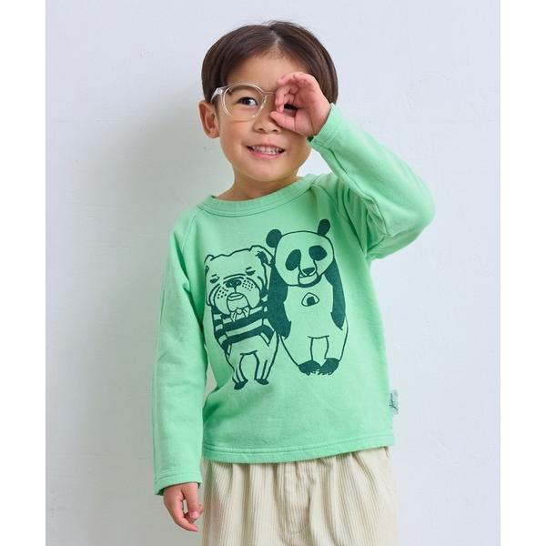 『タイムセール実施中』ZOZO問い合わせ番号:100175259ショップ:MARKEY'S，マーキーズブランド:JIPPON，ジポン，MARKEY'S，マーキーズ商品名:パンダプリントトレーナー/日本製カテゴリ:トップス>スウェットブ...