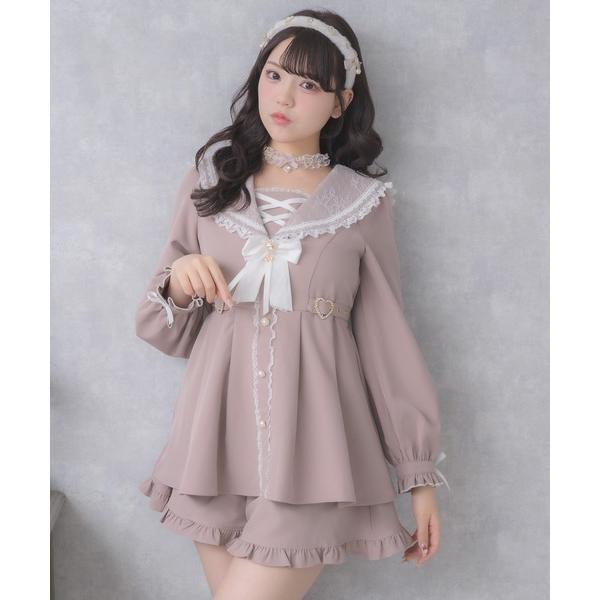 『セール実施中』ZOZO問い合わせ番号:100175282ショップ:ROJITA，ロジータブランド:ROJITA，ロジータ商品名:セーラー衿セットアップカテゴリ:ジャケット/アウター>セットアップブランド品番:1533380素材:表地...