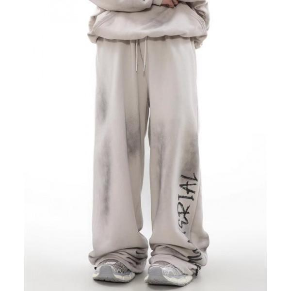 『タイムセール実施中』ZOZO問い合わせ番号:100175583ショップ:BUFFALO BOBS，バッファローボブズブランド:SHIBUYA Zy.，シブヤジー商品名:DustTrailグランジ加工ワイドスウェットパンツカテゴリ:パンツ&...
