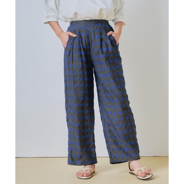 ZOZO問い合わせ番号:100175741ショップ:b apartment，ビーアパートメントブランド:WHYTO.，ホワイト商品名:「WHYTO. / ホワイト」ジャカードワイドパンツカテゴリ:パンツ>その他パンツブランド品番:WH...