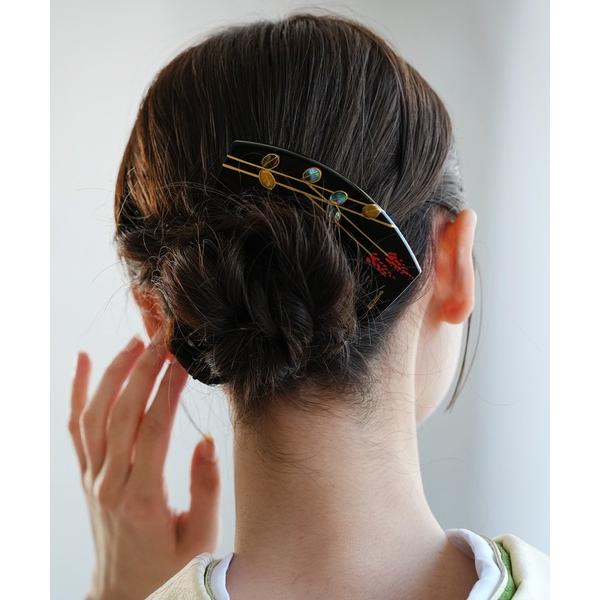 ZOZO問い合わせ番号:100175827ショップ:utatane，ウタタネブランド:utatane，ウタタネ商品名:髪飾り 櫛かんざし 蒔絵塗りカテゴリ:水着/着物・浴衣>和装小物ブランド品番:5432633001素材:木原産国:日...